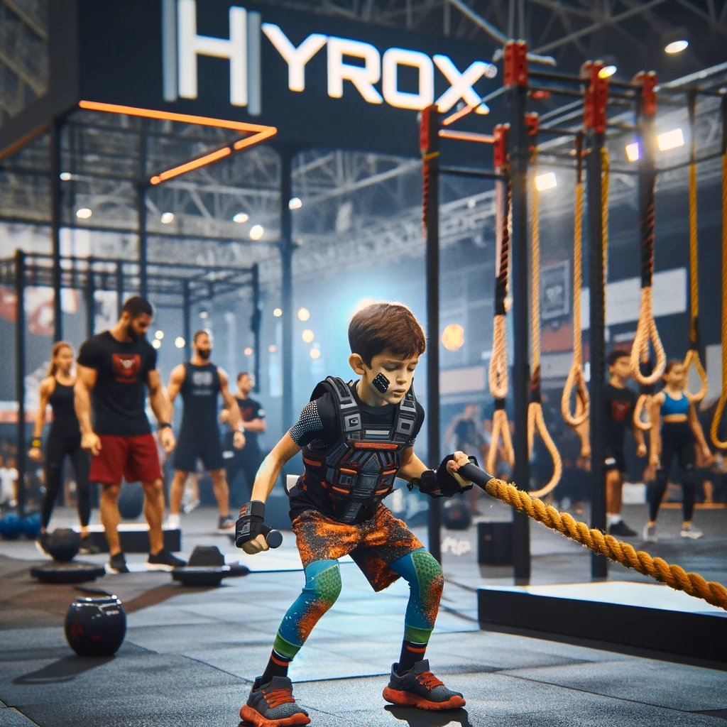 Hyrox für Kinder - die-Arena